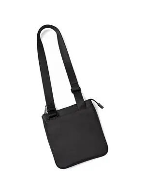 Armani Exchange Logo Plaque Messenger Bag - Black