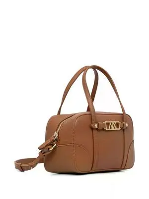 Armani Exchange Logo Plaque Tote Bag - Brown