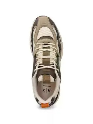 Armani Exchange Panelled Mesh Sneakers