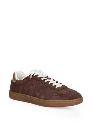 Armani Exchange Perforated Logo Sneakers