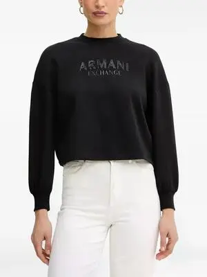 Armani Exchange Embellished Logo Sweatshirt