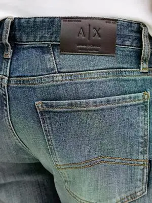 Armani Exchange Distressed Faded Jeans