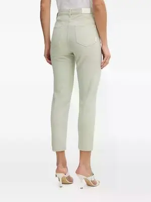 Armani Exchange Cropped Jeans With Logo Tag