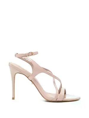 ANDREA CARRANO Strappy Stiletto Sandals - Neutrals
