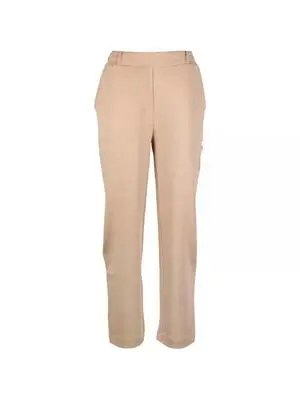 OWN Straight-leg Trousers With Elasticated Waistband - Neutrals