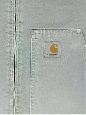 Carhartt Work In Progress Arcane Zip-up Denim Jacket - Green