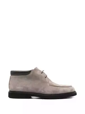 JOHN HARRISON Suede Derby Shoes - Neutrals