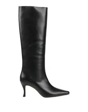 By Far Calfskin Pointed Toe High Heel Boots