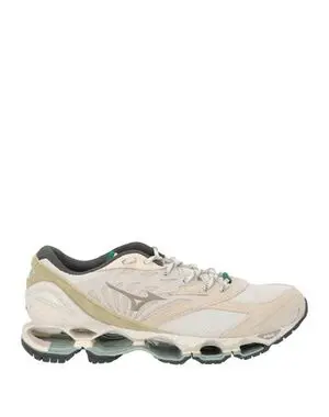 Mizuno Light Leather & Textile Fiber Low-top Sneakers - Light Grey