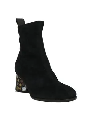 Malìparmi Ankle Boots In Suede With Block Heel