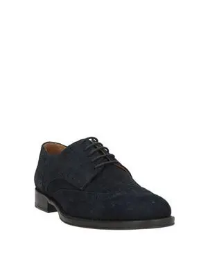 TESTONI Midnight Calfskin Lace-up Derby Shoes