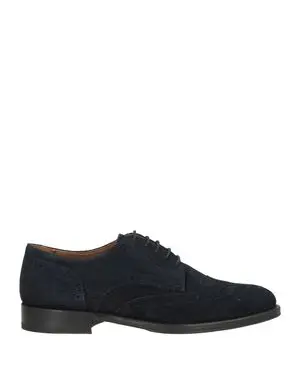 TESTONI Midnight Calfskin Lace-up Derby Shoes
