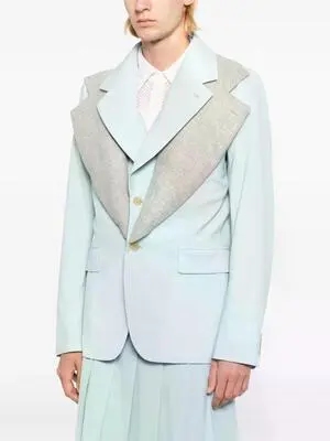 Comme Des Garçons Layered-lapel Blazer
