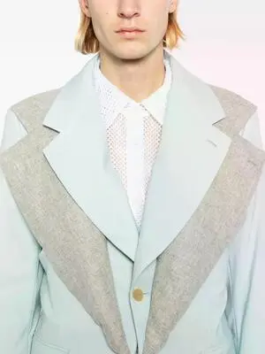 Comme Des Garçons Layered-lapel Blazer