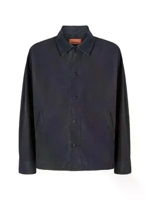Missoni Zigzag-collar Overshirt - Blue