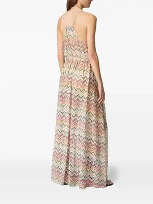 Missoni Zigzag Pattern Maxi Beach Dress