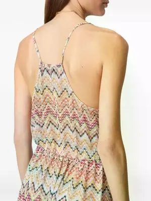 Missoni Zigzag Pattern Maxi Beach Dress