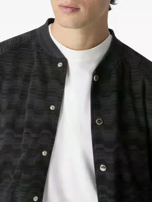 Missoni Zigzag Pattern Bomber Jacket