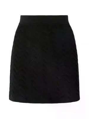 Missoni Chevron-knit Mini Skirt - Black