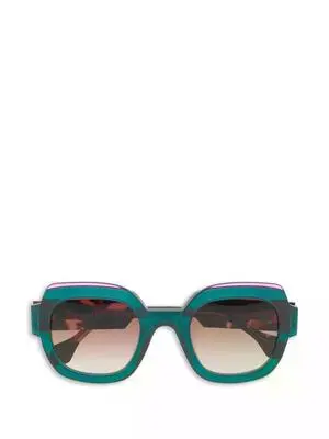 FACE À FACE Frost 2 Geometric-frame Sunglasses - Brown