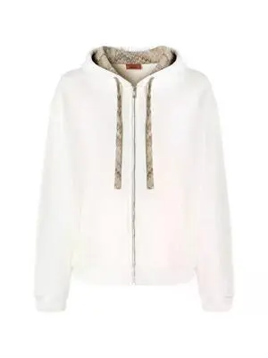 Missoni Zigzag-knit Drawstring Hoodie