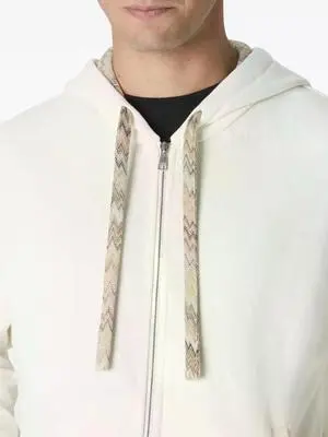Missoni Zigzag-knit Drawstring Hoodie