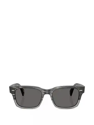 Oliver Spencer Ryce Square-frame Sunglasses - Grey