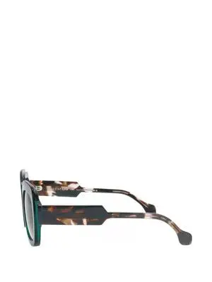 FACE À FACE Geometric Frame Sunglasses