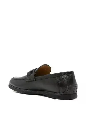 JOHN HARRISON Grained Leather Loafers