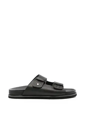 JOHN HARRISON Double-strap Leather Sandals