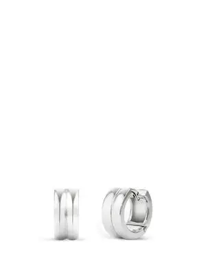 DINNY HALL Iceni Warrior Huggie Earrings - Silver