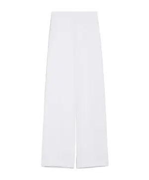 Max Mara High Waist Wide Leg Pants - White