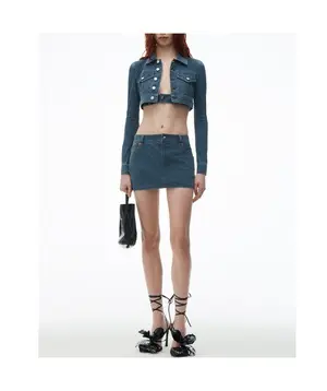 Alexander Wang Denim Mini Skirt