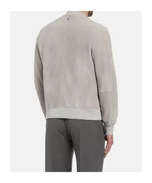 DONDUP Regular-fit Suede Bomber Jacket