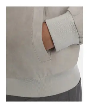 DONDUP Regular-fit Suede Bomber Jacket