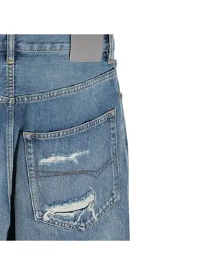 Balenciaga Baggy Distressed Jeans