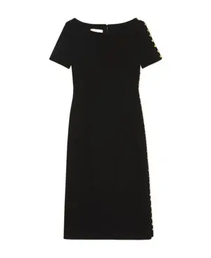Gucci Short-sleeved Dress With Zip Detail