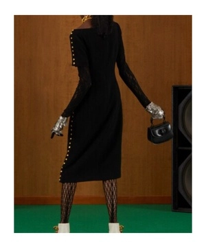 Gucci Short-sleeved Dress With Zip Detail