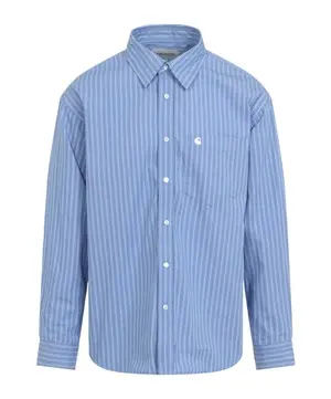 Carhartt Work In Progress L/s Keene Shirt - Blue
