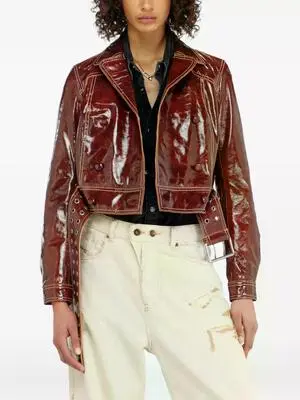 DIESEL® Patent Double-breasted Jacket