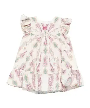 Etro Ruffled Paisley Dress