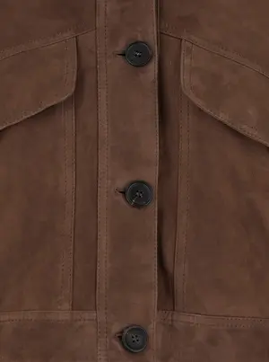 Brunello Cucinelli Couture Cropped Jacket - Brown