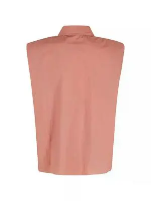Essentiel Antwerp Sleeveless Shirt With Padded Shoulders