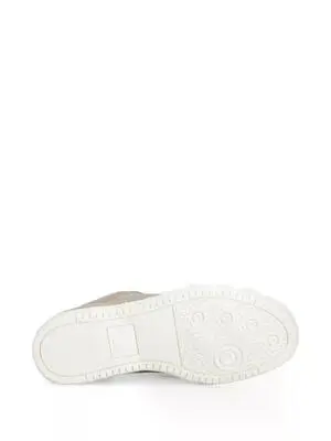 Armani Exchange Perforated Logo Sneakers - Neutrals
