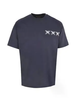 EXIT SOCIETY Graphic-print Dropped-shoulder T-shirt