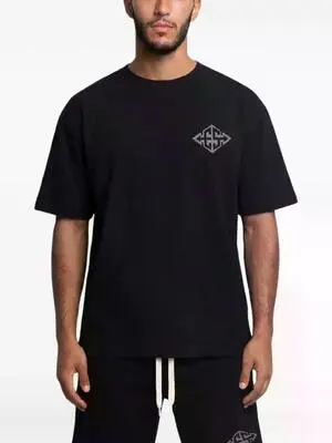 EXIT SOCIETY Logo-print Graphic-print T-shirt