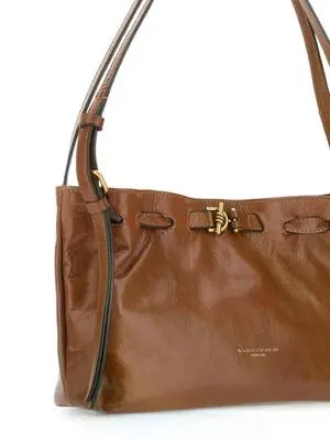 GIANNI CHIARINI Mimi Leather Shoulder Bag