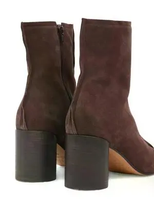 MAISON MARGIELA Anatomic Stitch-toe Ankle Boots - Brown