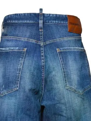Dsquared2 Distressed Whiskered Jeans