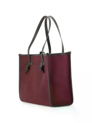 MARCELLA CLUB Canvas Tote Bag - Red